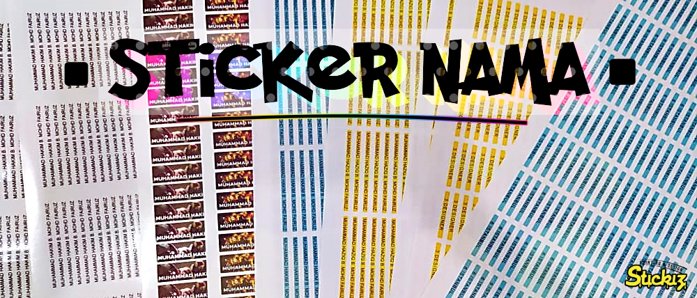 Sticker Nama – Stickiz
